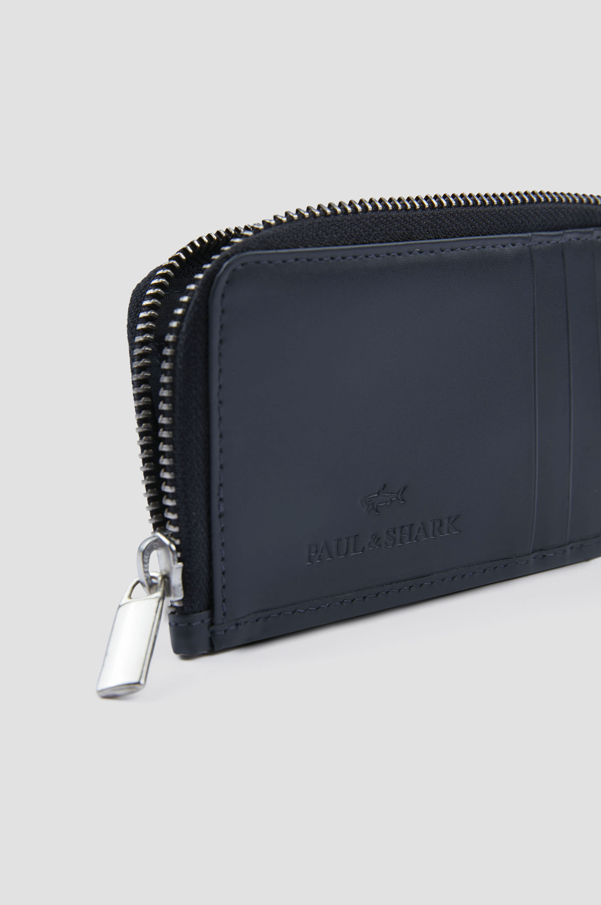 Canvas wallet with leather trim | Paul & Shark